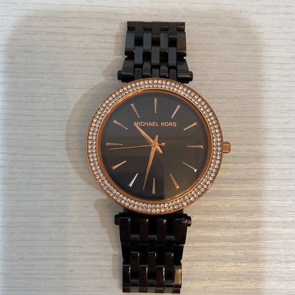Michael Kors | Accessories | Michael Kors Darci Rosegold Tone Watch ...